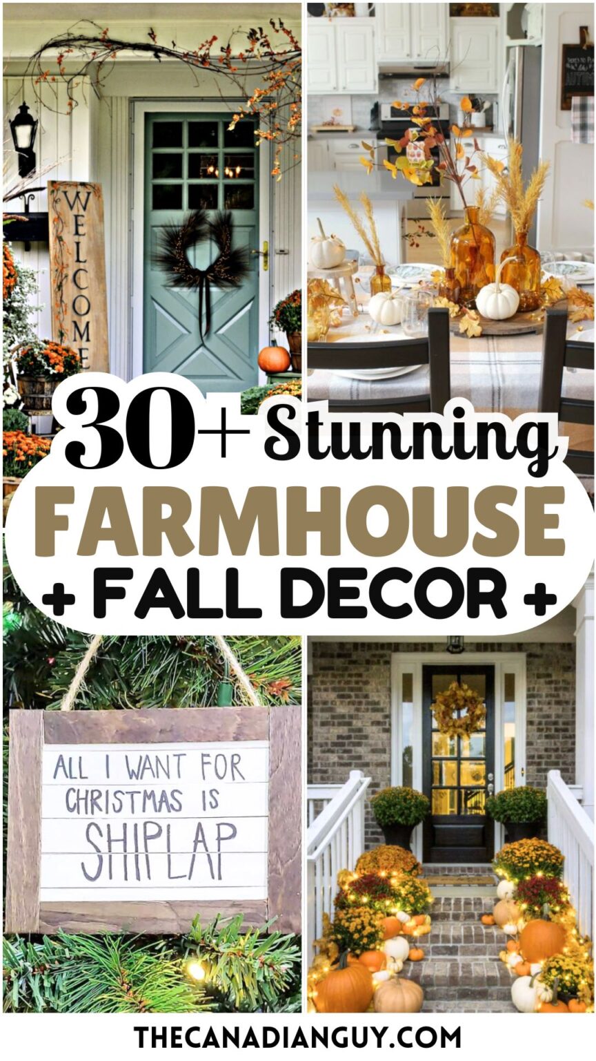 30+ Cozy Farmhouse Fall Decor Ideas You’ll Adore! - thecanadianguy.com