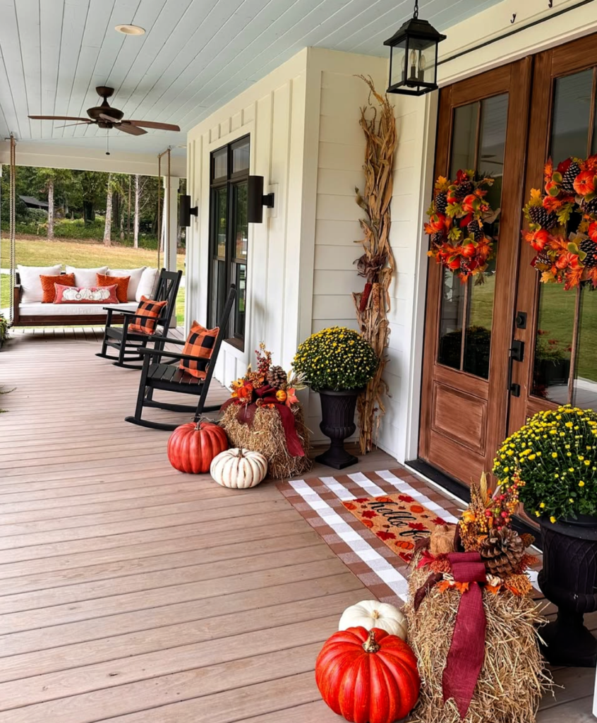 27 Cozy Fall Front Porch Ideas To Try In 2026! - thecanadianguy.com